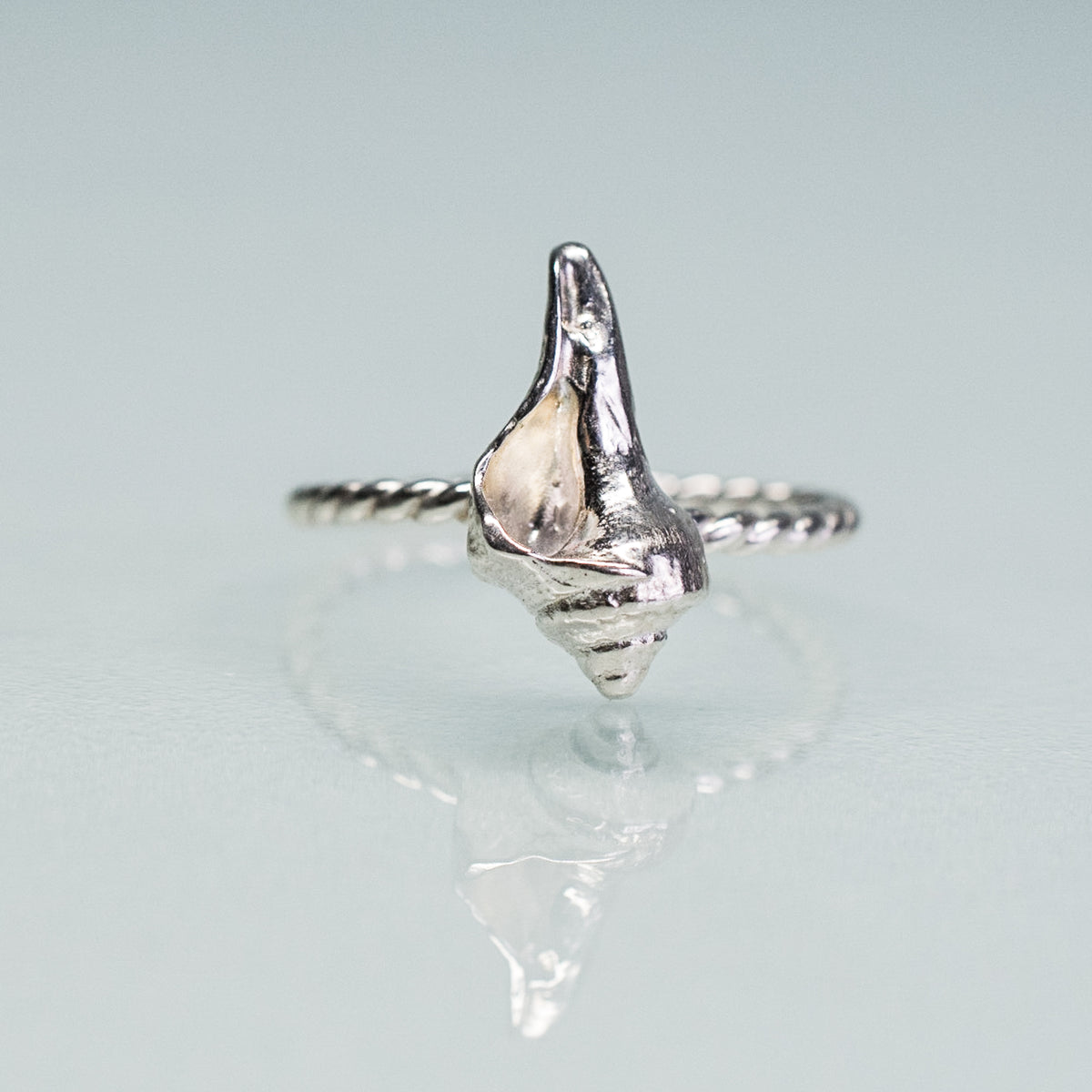 Cast Silver Seashell Ring - Choose Your Shell – HKM Jewelry